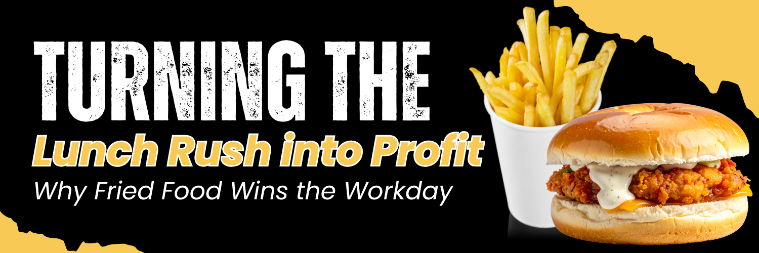 Turning the Lunch Rush into Profit: Why Fried Food Wins the Workday